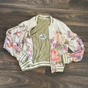 Spell | Jackets & Coats | Spell Gypsy Blue Skies Bomber Jacket | Poshmark